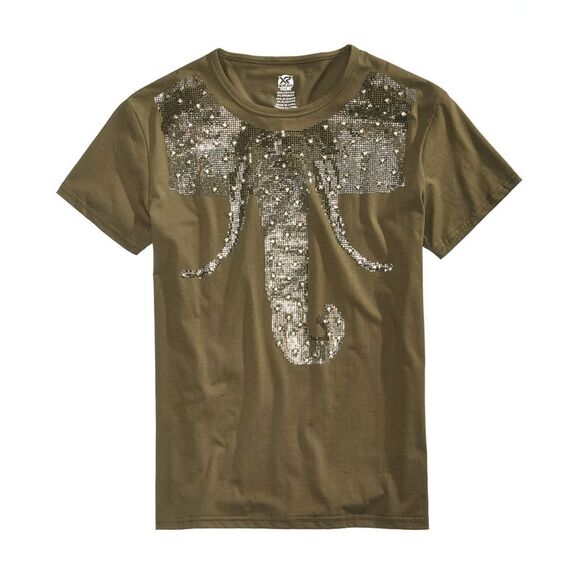 X-Ray | Shirts | Xray Mens Embellished Graphic Tshirt Green Nwt | Poshmark